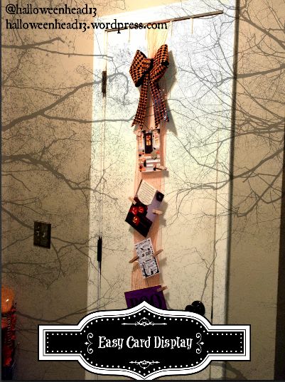 Easy Halloween Card Display – Halloween Head