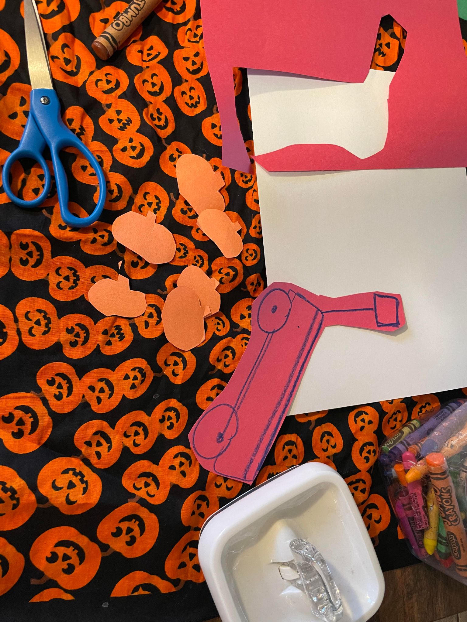 DIY Pumpkin Patch Counting Game for Toddlers – Halloween Head