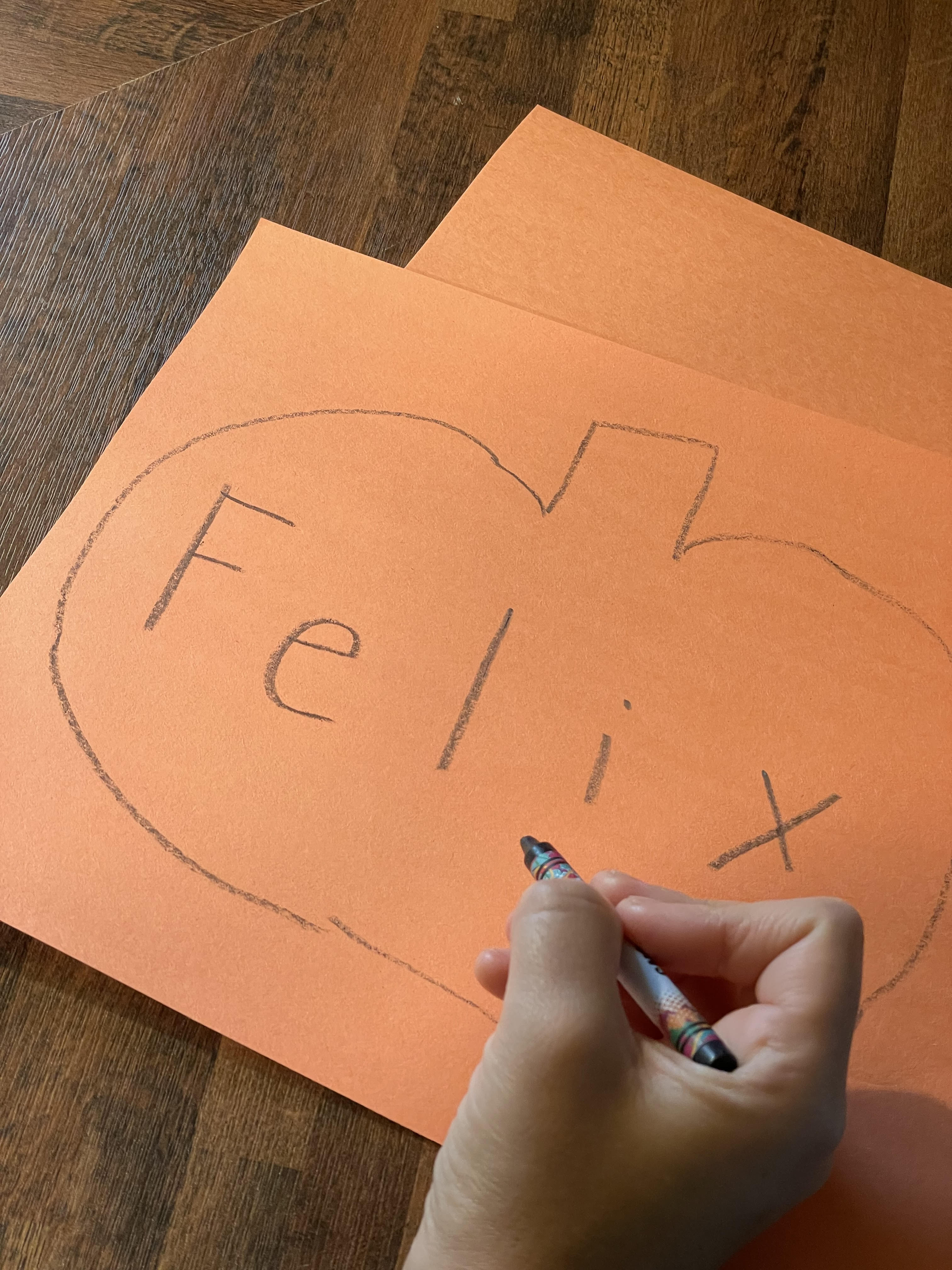 Pumpkin Name Puzzle for Kids – Halloween Head