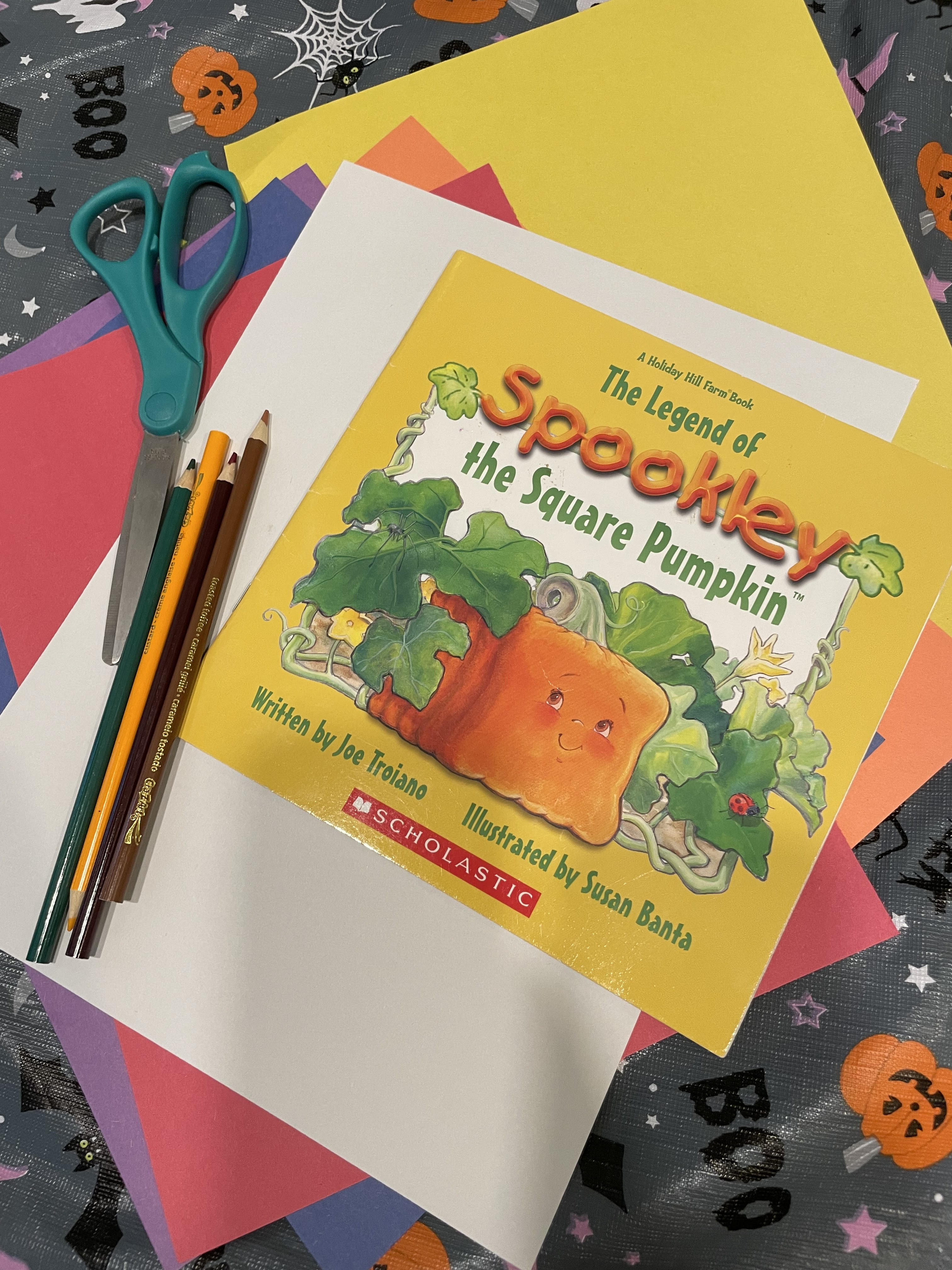 “Spookley the Square Pumpkin” Shape Match Game – Halloween Head